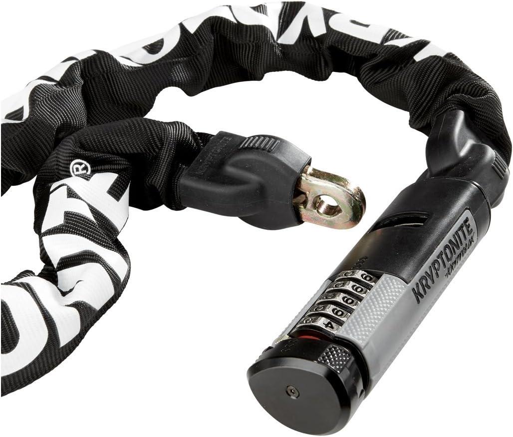 Kryptonite Kryptolok 990 9.5mm Combo Chain Bike Lock - Black | Heavy ...