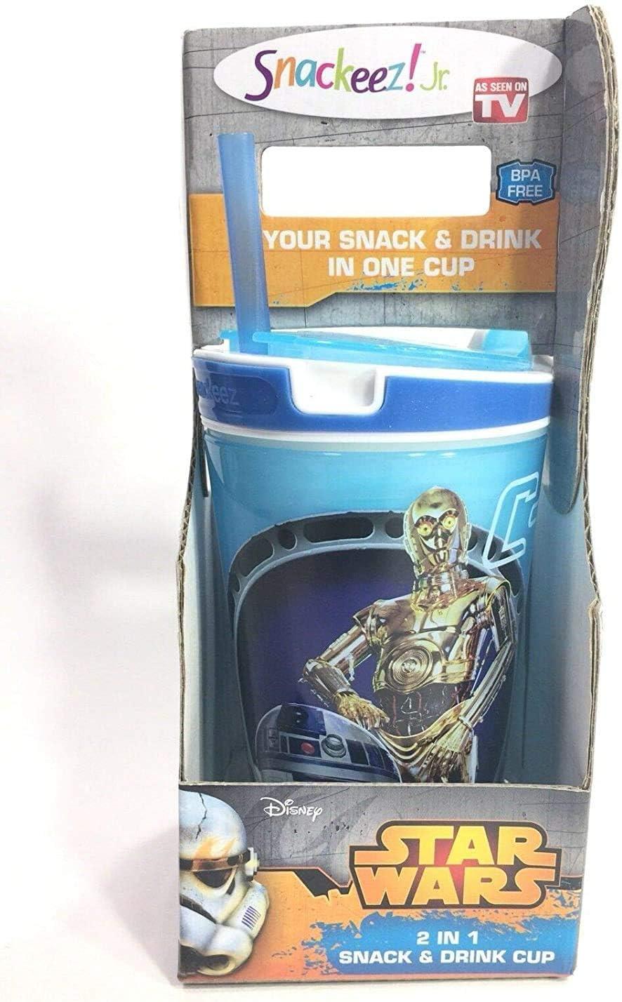 Snackeez Jr 2-in-1 Snack & Drink Cup Star Wars 7 Movie Edition 2PK ...