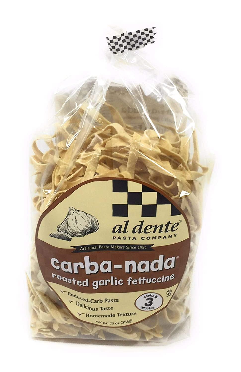 Carba-Nada Roasted Garlic Fettuccine 10oz - 2 Pack | Al Dente Pasta