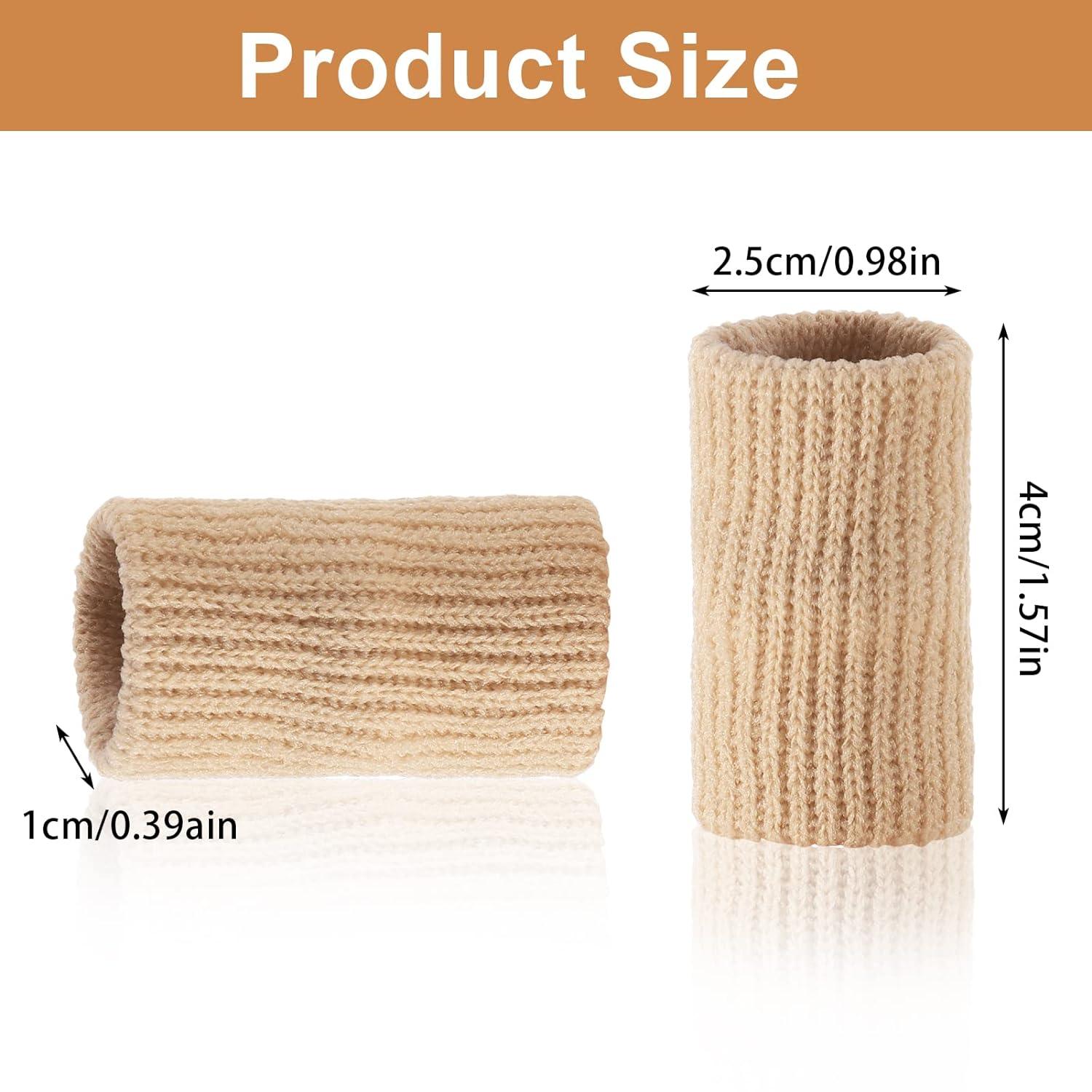 Heyu-Lotus 10 Pcs Finger Compression Sleeves - Breathable Support for ...