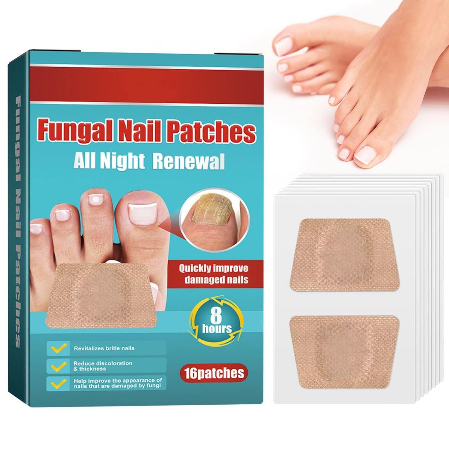 Nighttime Renewal Toe Nail Patches for Fungus - Fast & Effective Foot ...