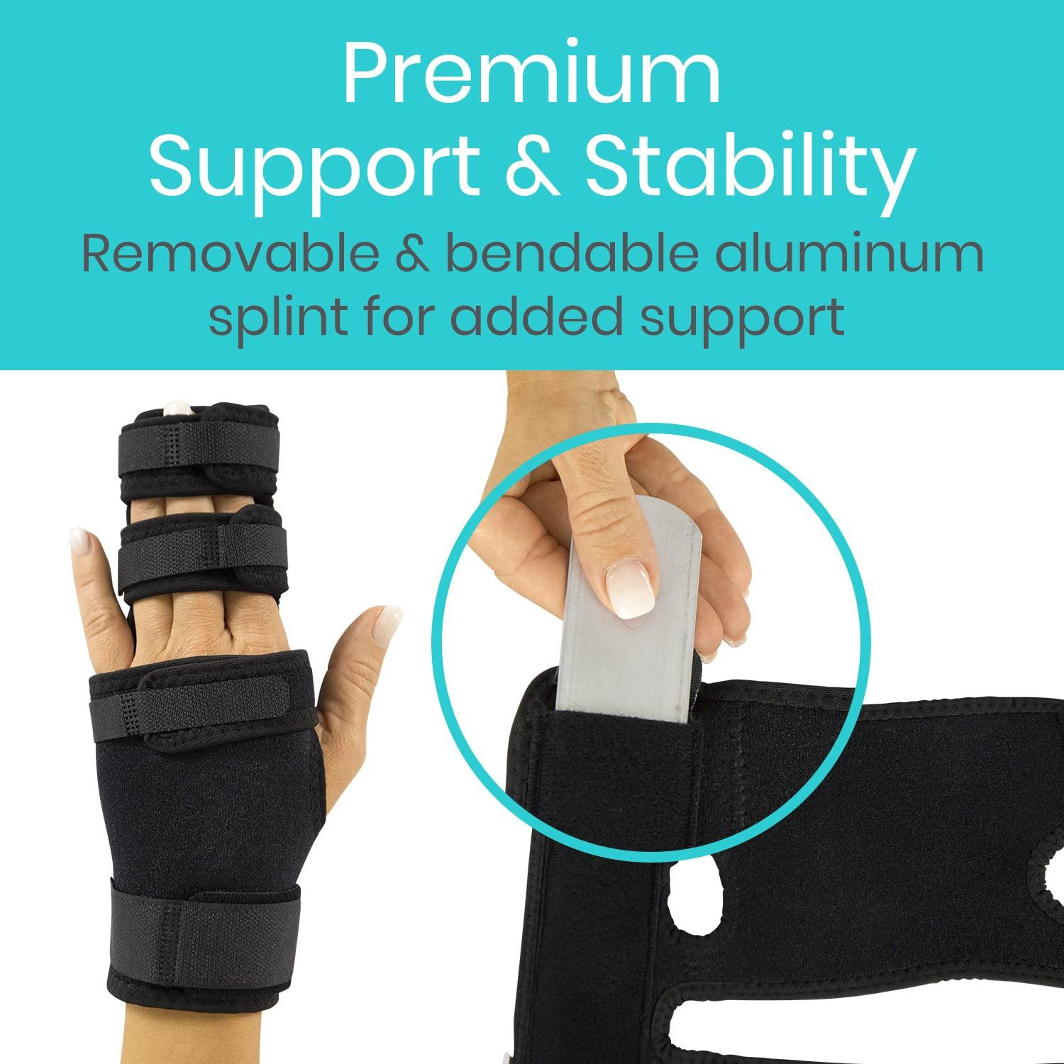 Vive Trigger Finger Splint - Adjustable 2-Finger Brace for Middle ...