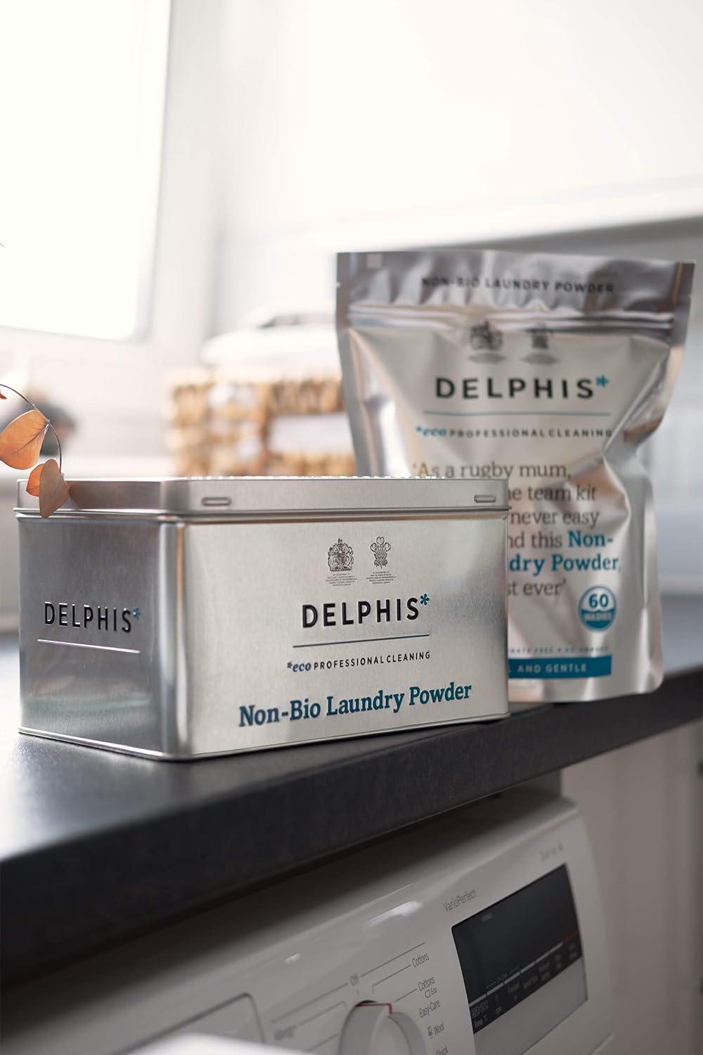 Delphis Eco Non-Bio Washing Powder + Free Collectors Tin | | 60 Washes ...