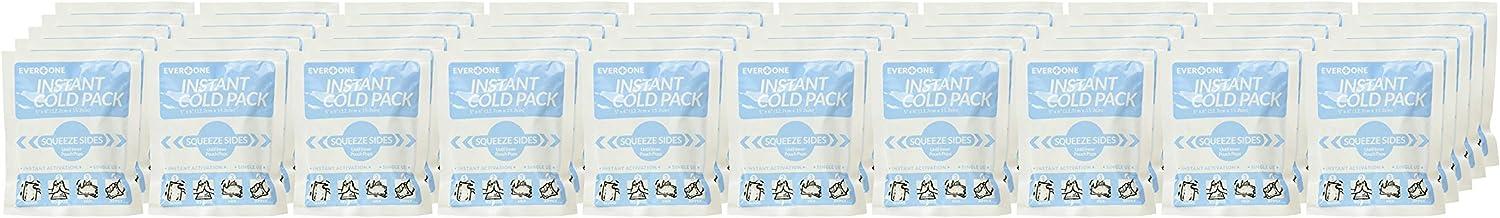 EverOne Instant Cold Pack 5 x 6 50 Count - Fast-Acting Disposable Ice ...