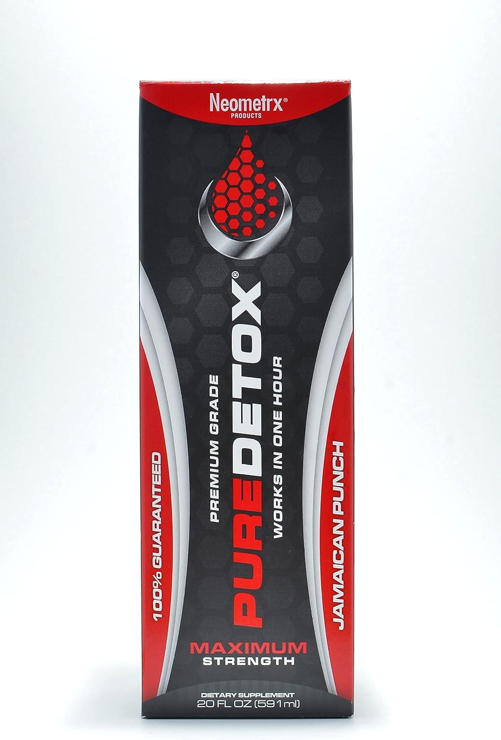 Neometrx Same-Day Maximum Strength Detox Drink Jamaican Punch Flavor 20 ...