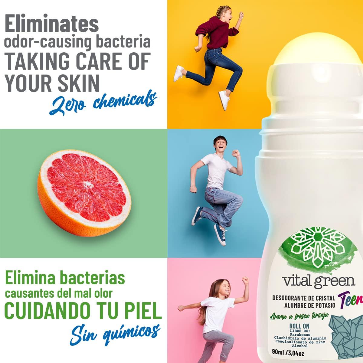 Vital Green Natural Potassium Alum Crystal Deodorant for Children ...