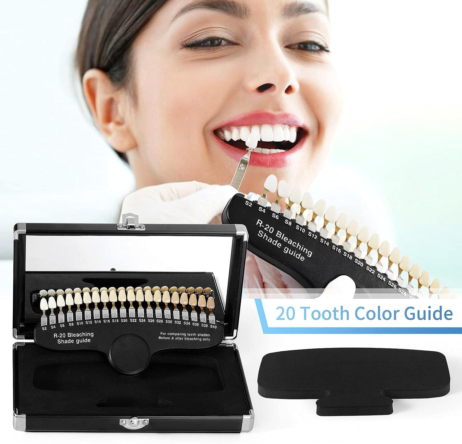 Dental Teeth Shade Guide Professional Porcelain 3d R 20 Whitening