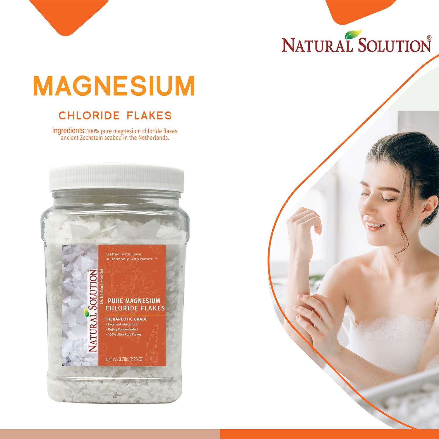 Natural Solution Pure Magnesium Chloride Flakes with Himalayan Pink ...