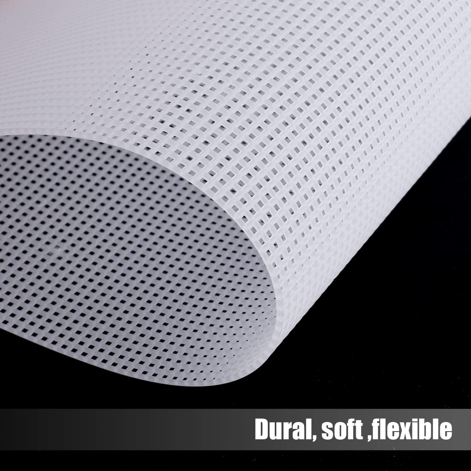 6pcs Clear Plastic Mesh Canvas Sheets for Embroidery & Cross Stitch ...