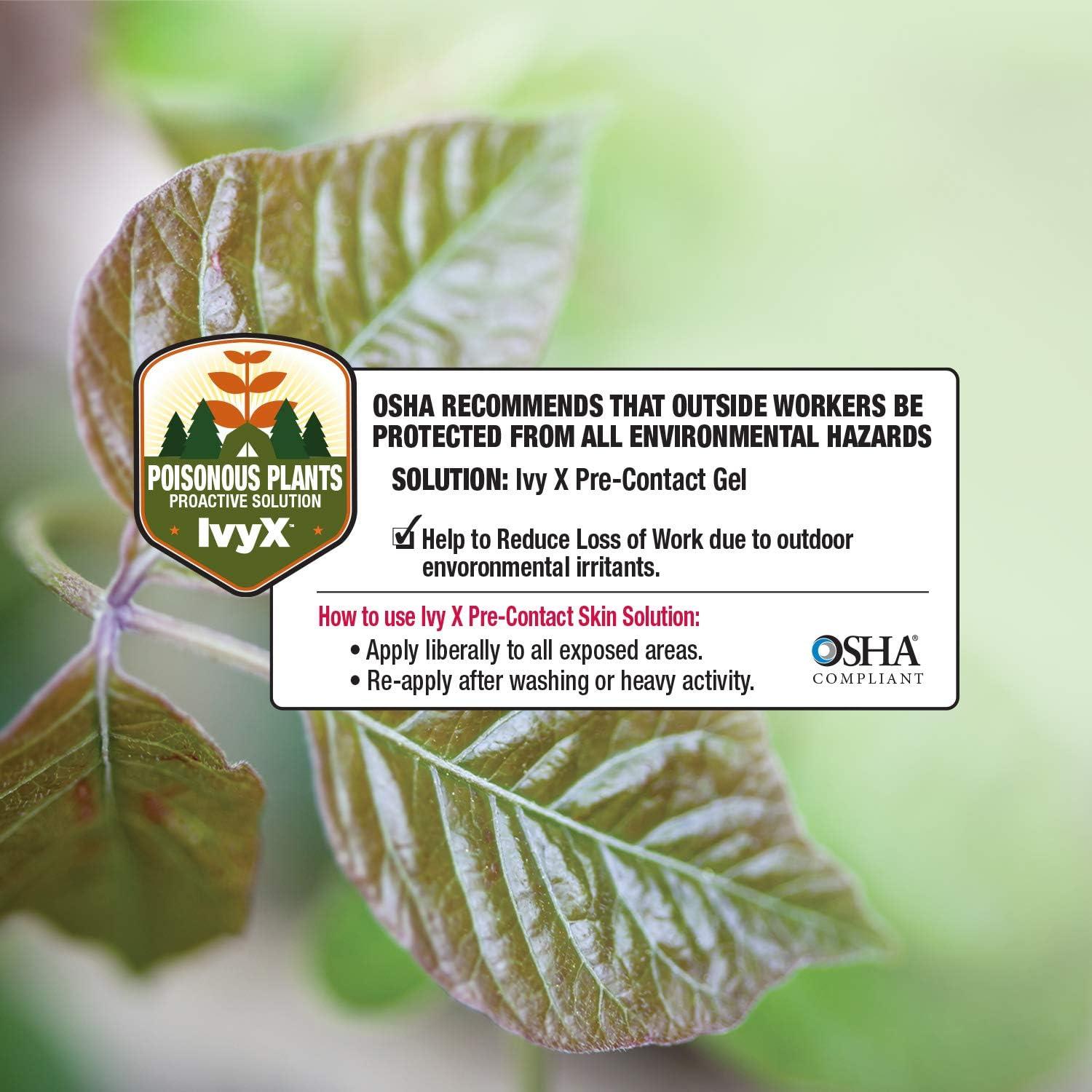 Ivy X Pre-Contact Towelettes - 25 Count Box | Poison Ivy Wipes for ...