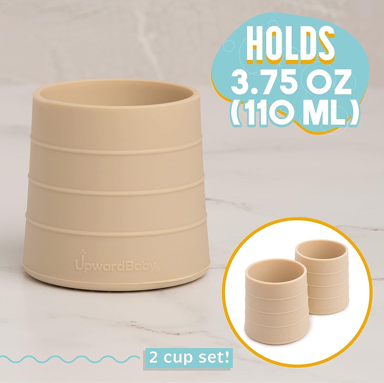 UpwardBaby Silicone Cups 2 pc Set - Transition Baby Open Cup from ...