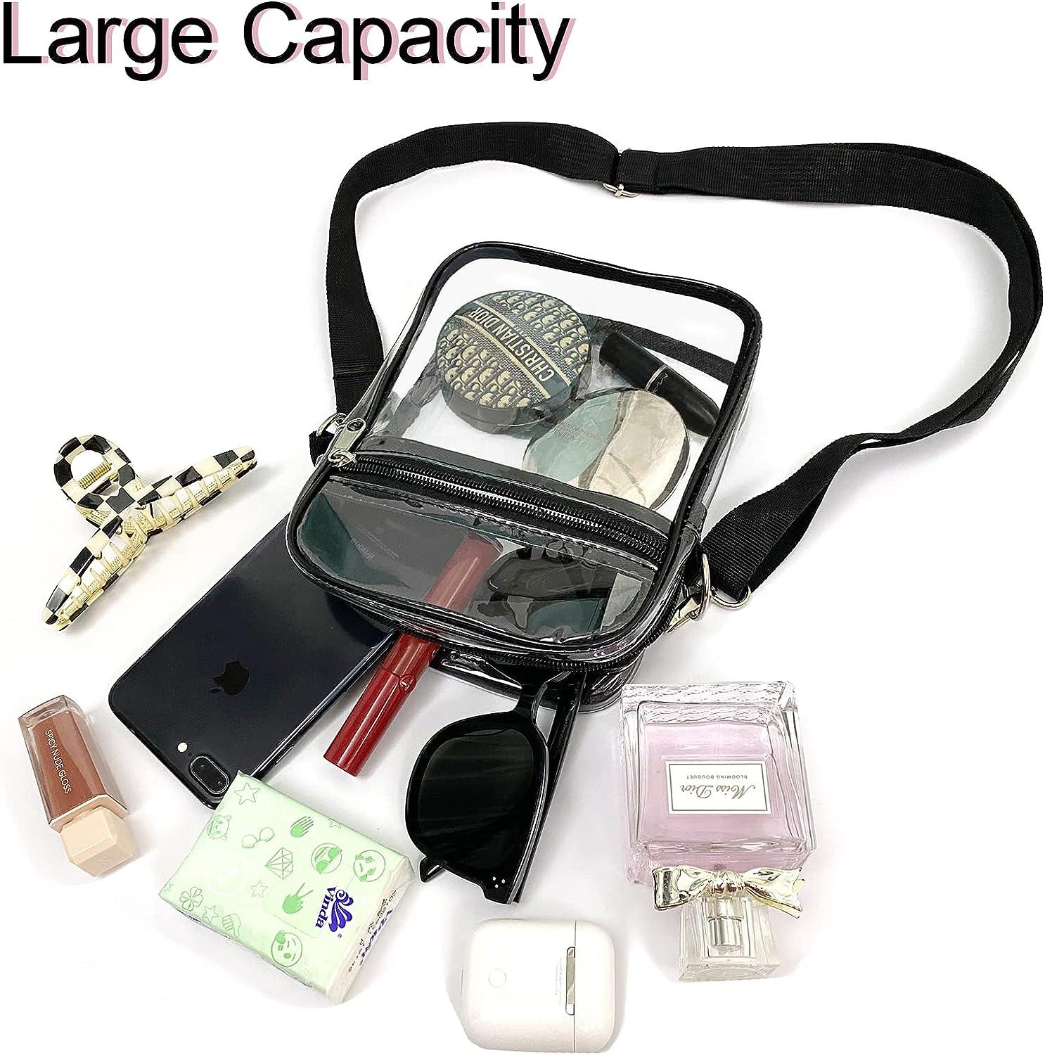 Sintra Clear Crossbody Purse Bag - Stadium Approved See Through ...