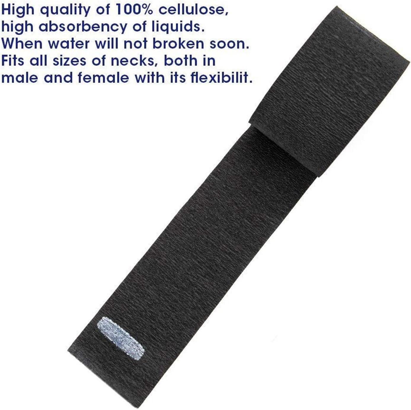 5 Rolls Barber Neck Strips Disposable Strentchy Paper Neck Bands Wrap ...