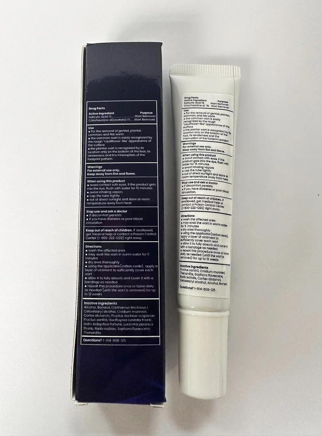 Fast Action Cream Wart Gel | Maximum Strength Wart Ointment with ...