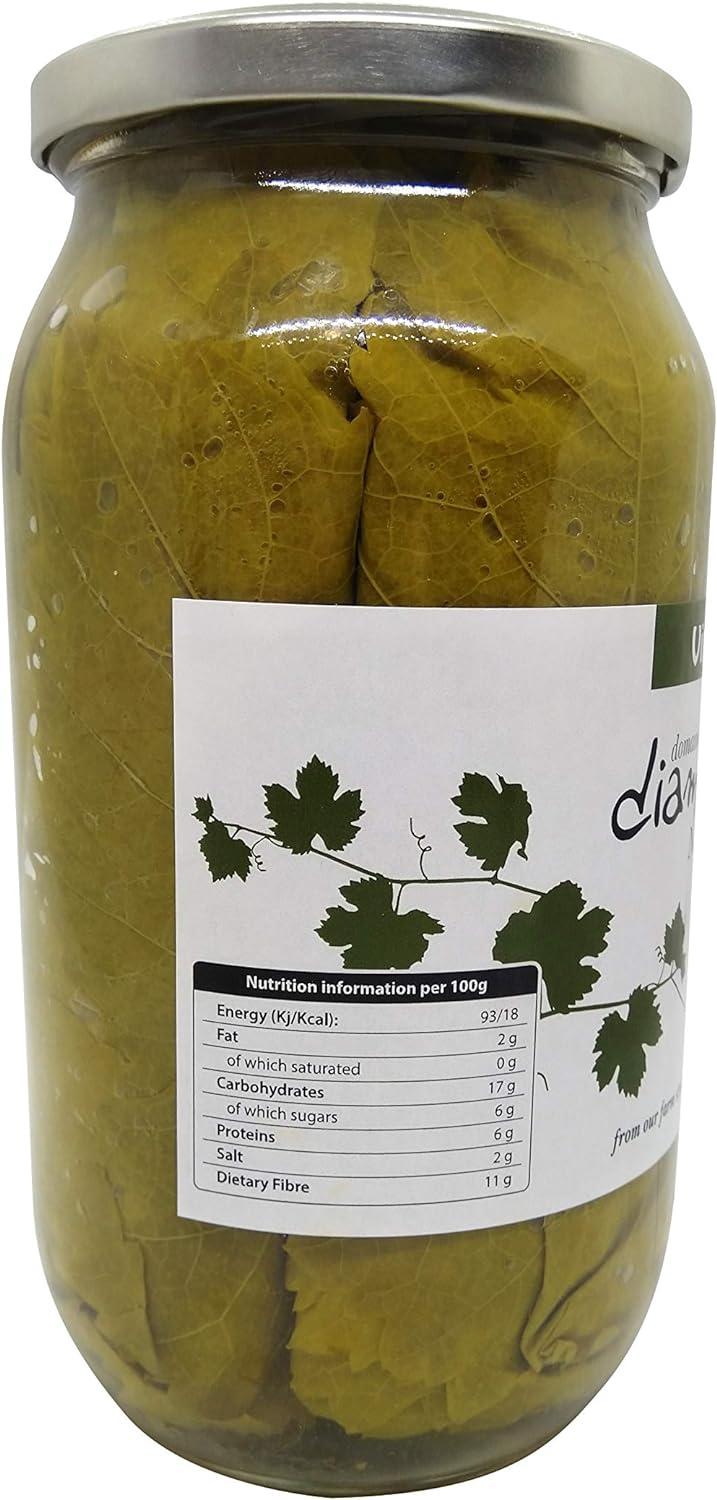 Hand-Picked Greek Vine Leaves - Soultanina Variety for Dolmades | 550gr ...