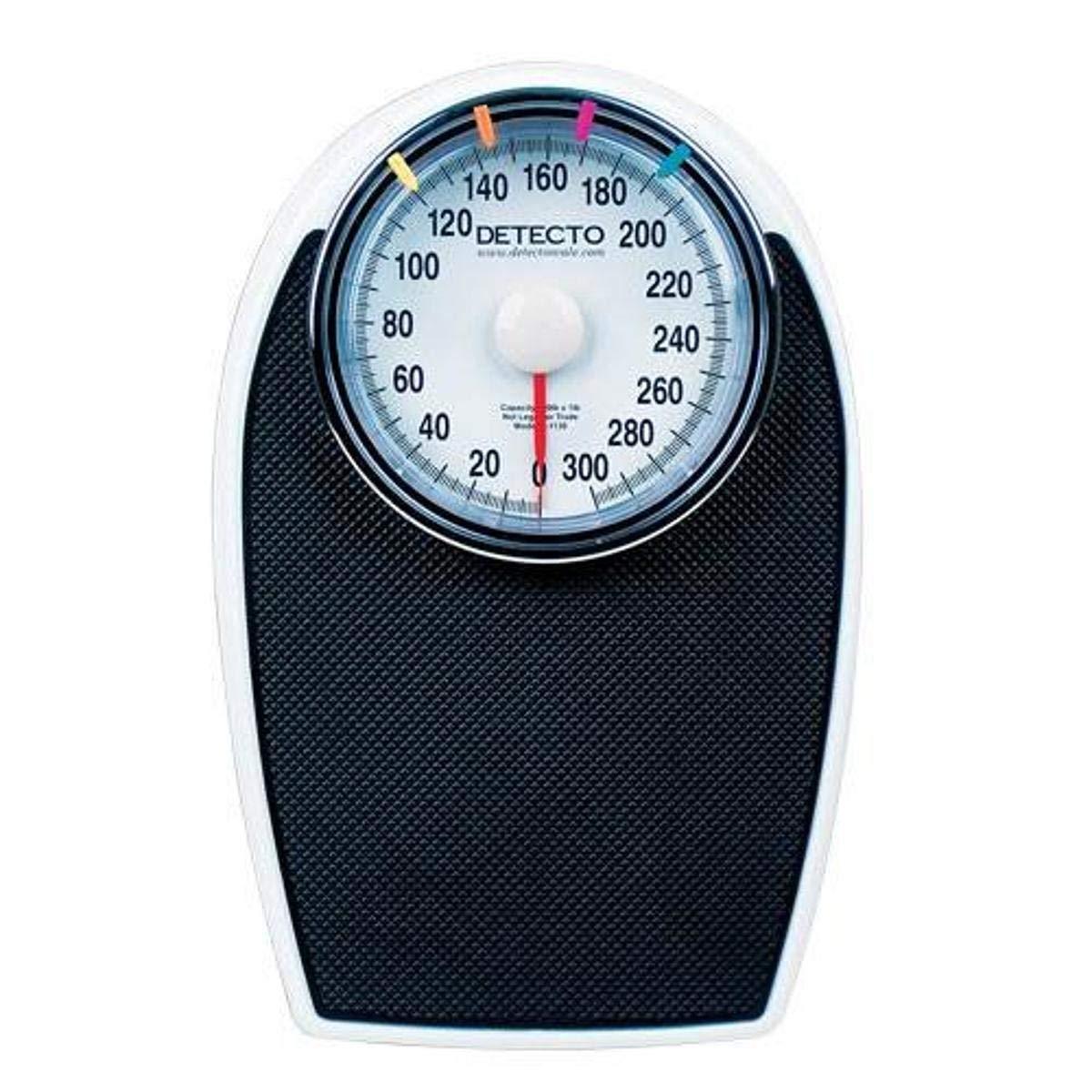 Detecto D1130 Large Dial Bathroom Scale - 300 lb Capacity | Precision ...