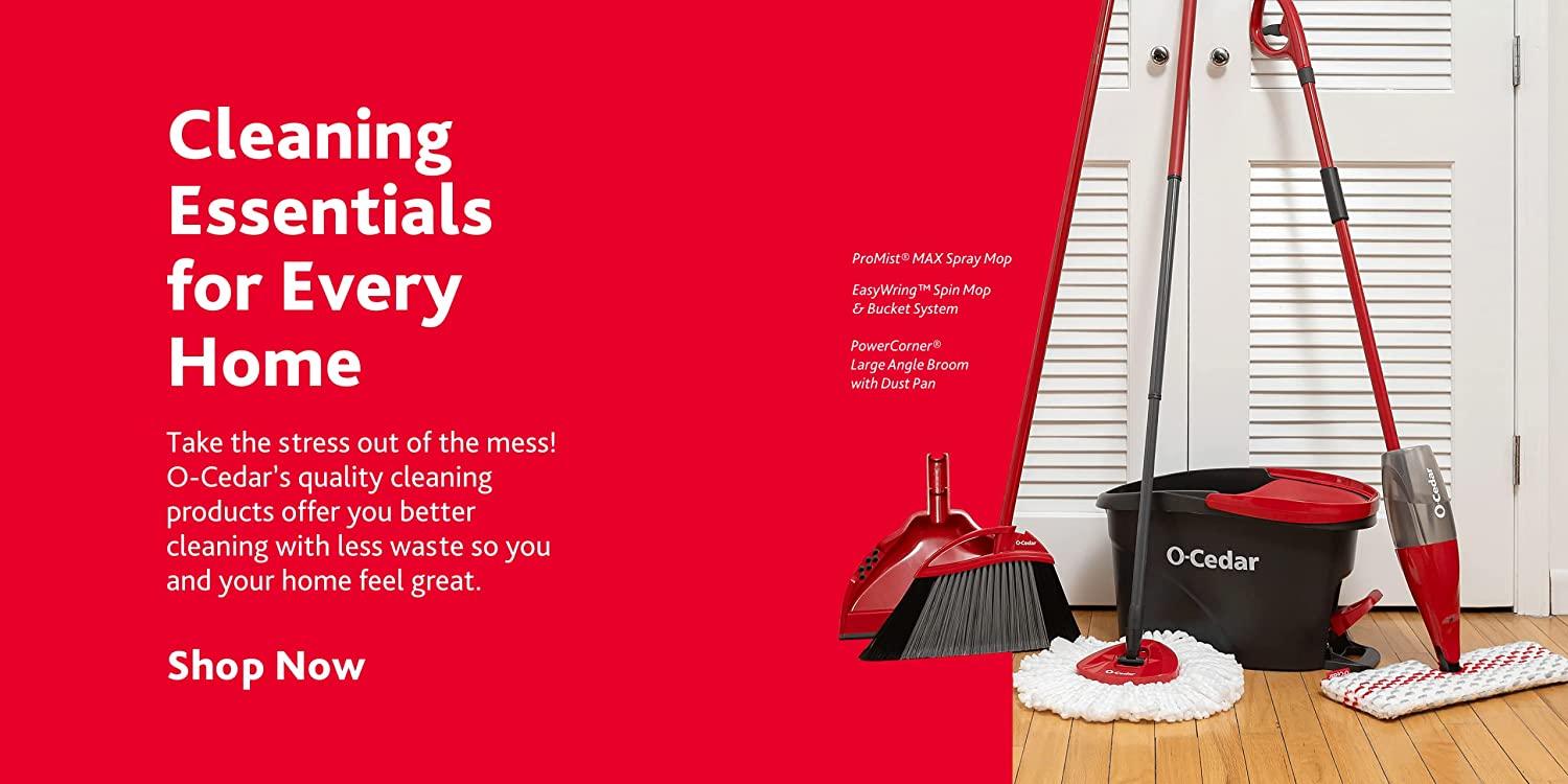 O-Cedar Triple Action Power Scrub Roller Mop Refill - Clean with Ease ...