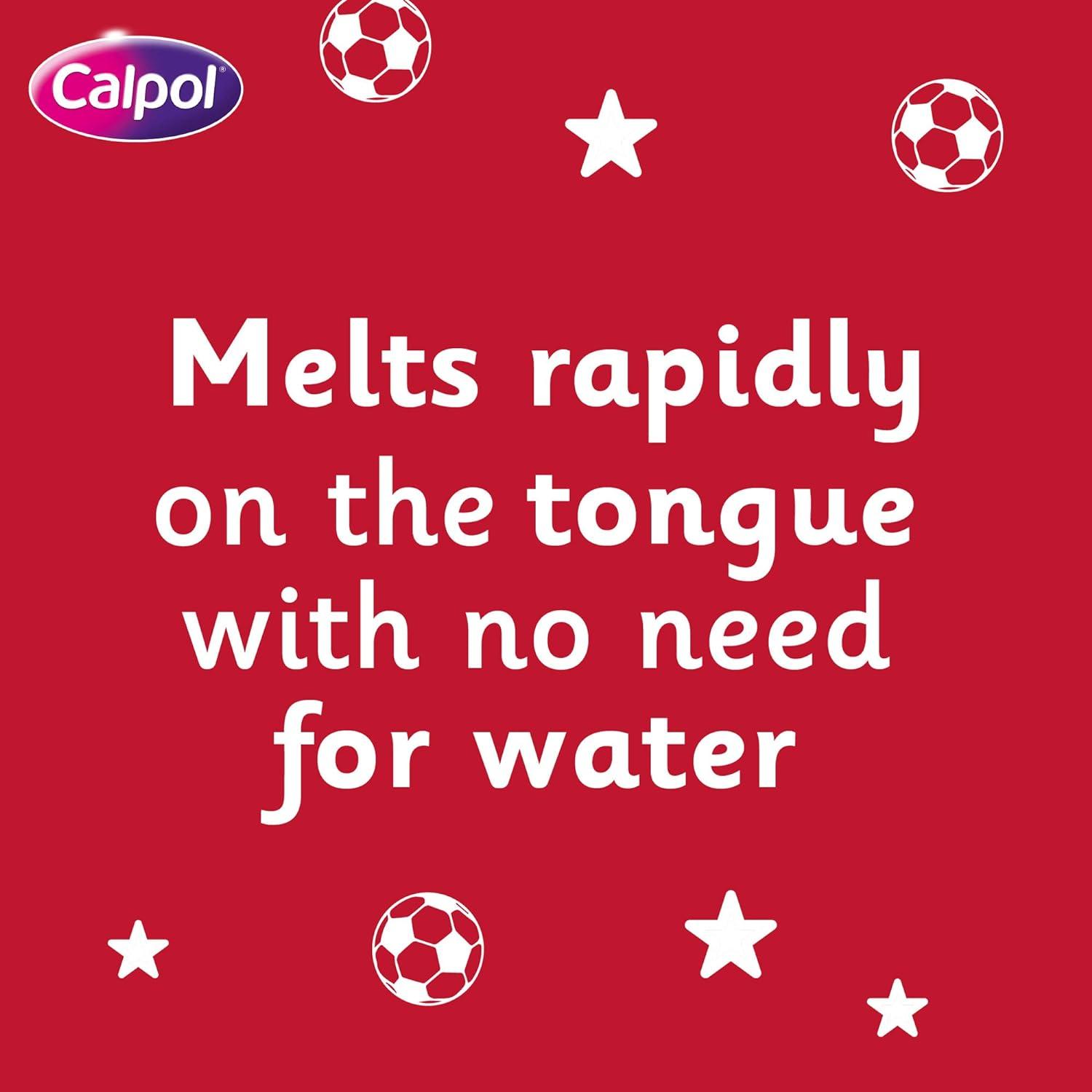 Calpol SixPlus Fastmelts Paracetamol Medication Strawberry Flavour for ...