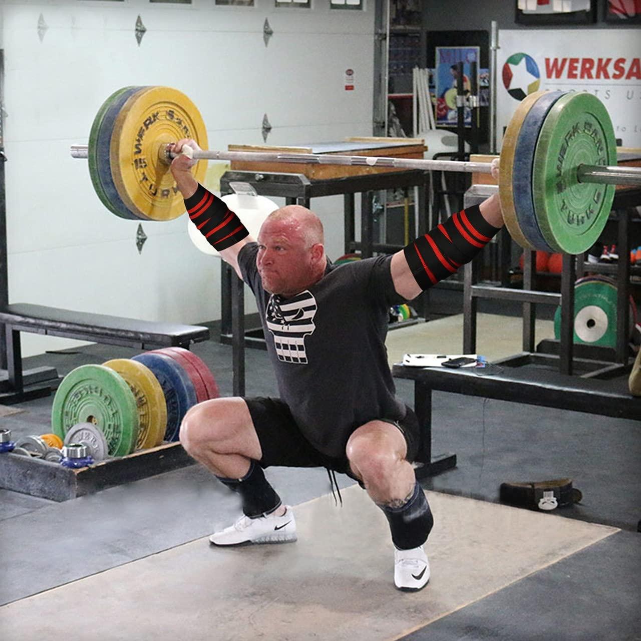 FITIZ Elbow Sleeves - Heavy Duty Support for Weightlifting, Gym, and ...