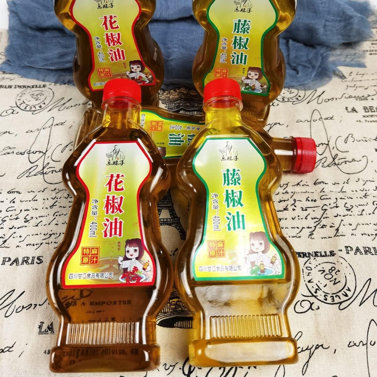 Authentic Sichuan Peppercorn Oil 400ml - Original Imported from China - Red Prickly Ash Oil ...