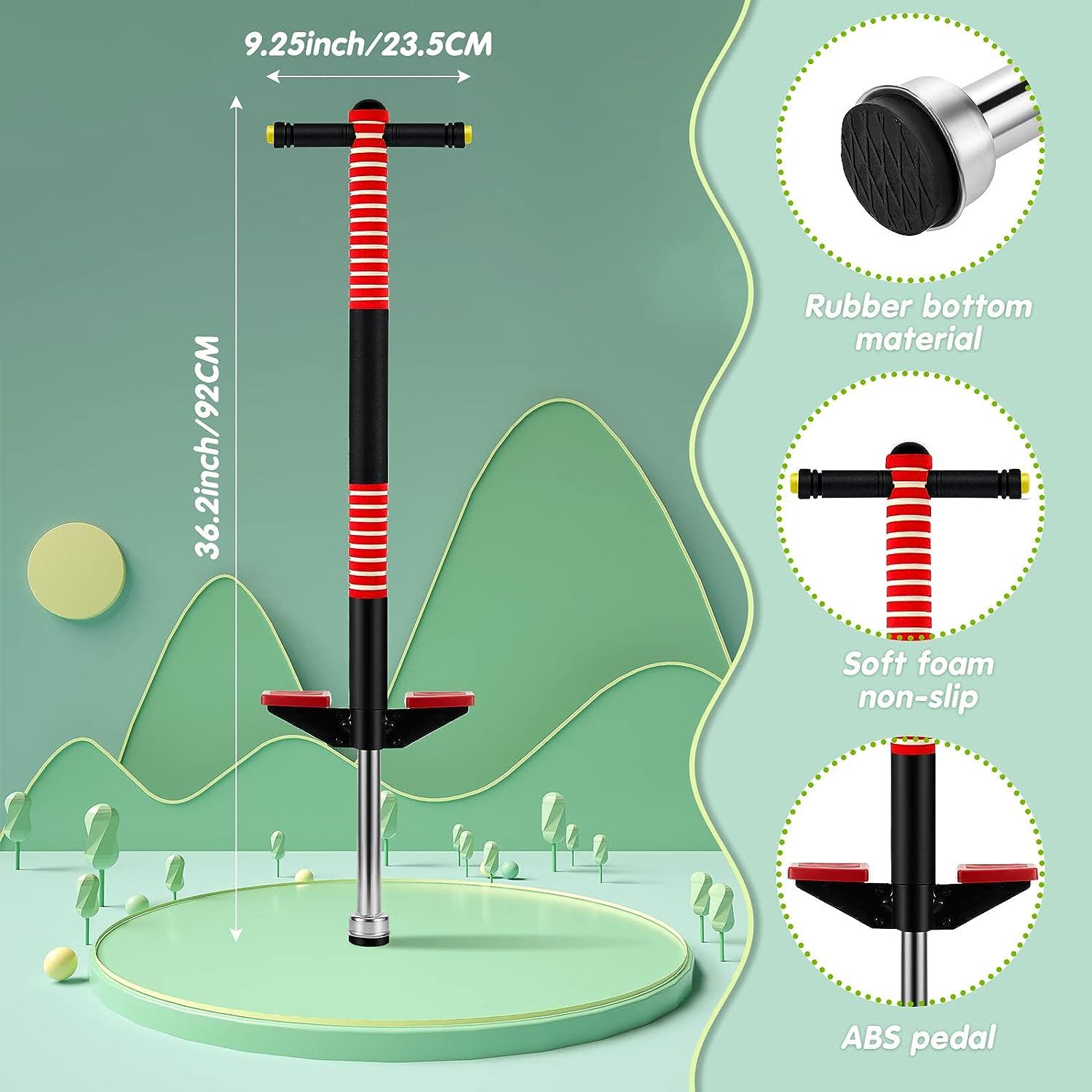 Meooeck 2 Pcs Bounce Pogo Stick for Kids Age 5 and Up | Foam Jolt Pogo ...