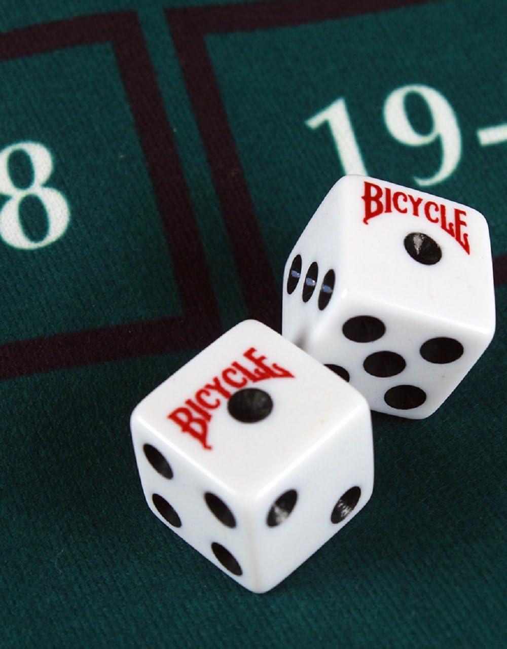 Bicycle Dice, 10 Count (Six Sided, 16 mm) Bicycle 10ct Dice