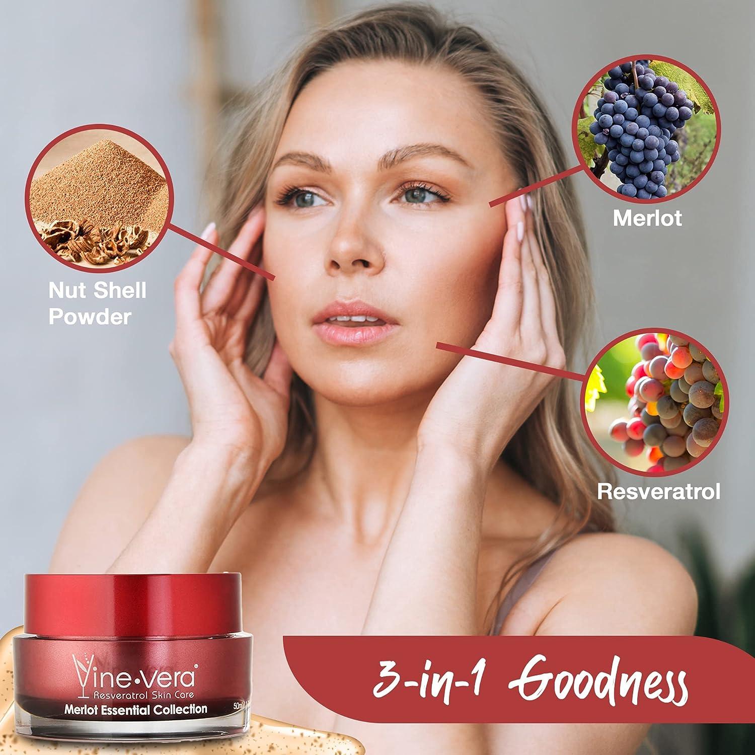 Vine Vera Merlot Peeling Gel - Resveratrol Skin Care for All Skin Types ...
