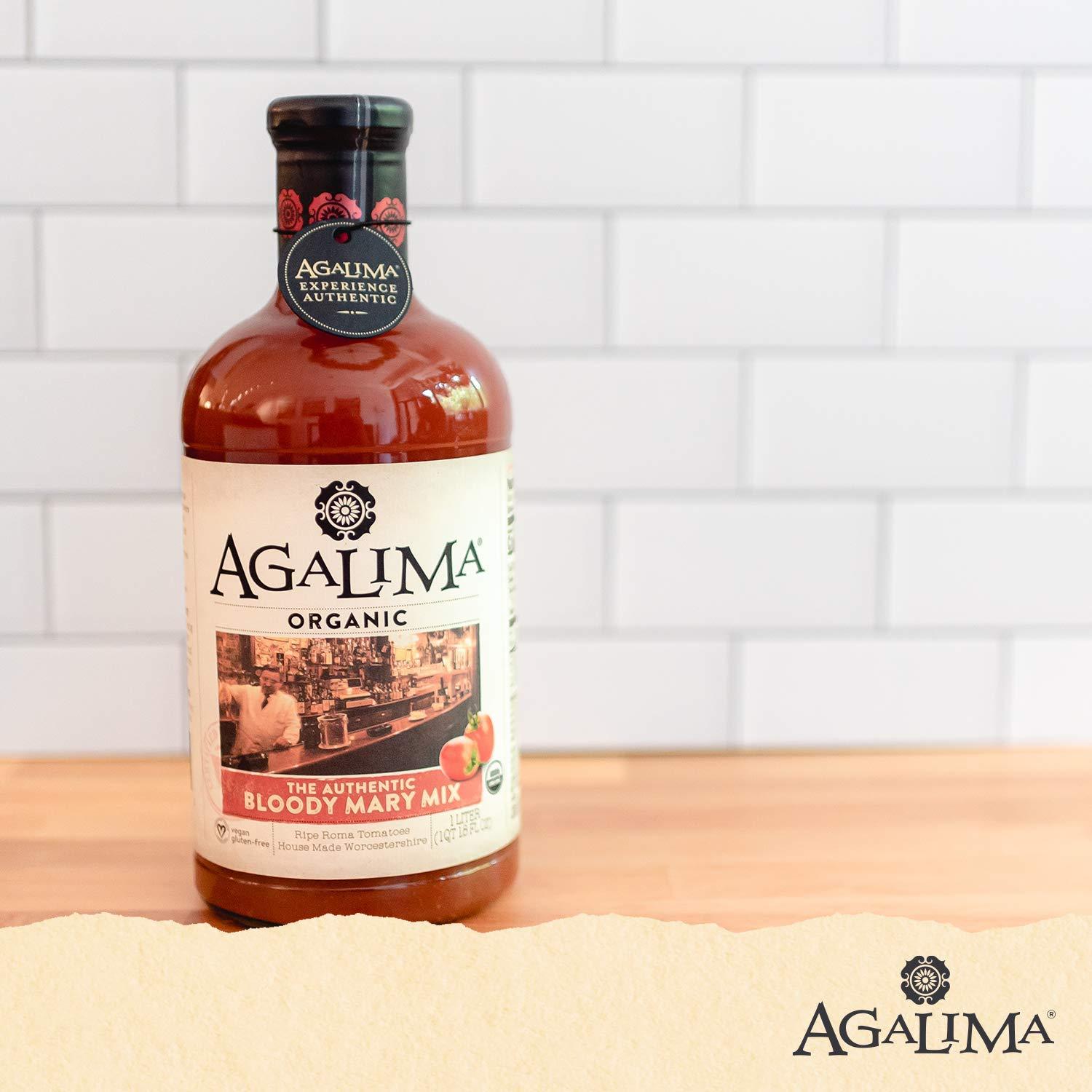 Buy Agalima Organic Bloody Mary Mix - All Natural, 1L Glass Bottle ...