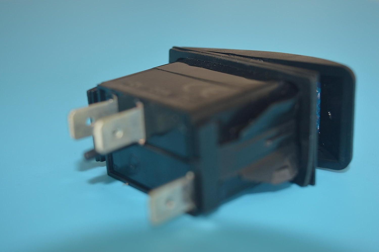 Amarine Made 12v 20 Amp Waterproof Blue LED Boat Rocker Switch | Buy ...