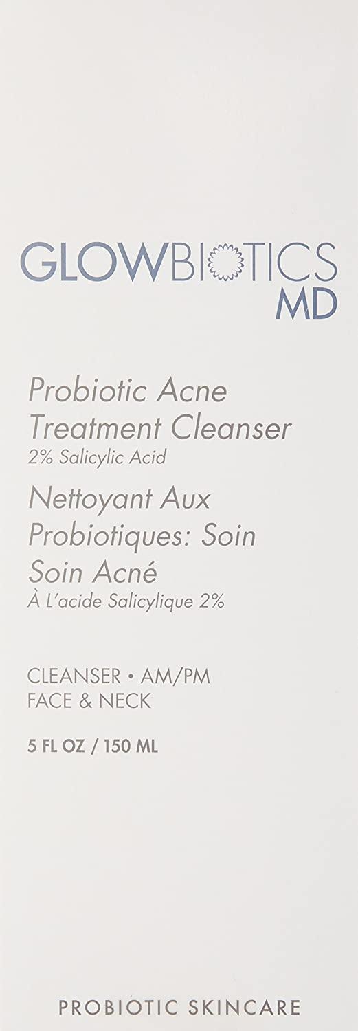 GLOWBIOTCS MD Probiotic Acne Treatment Cleanser - Gentle & Non-Drying ...