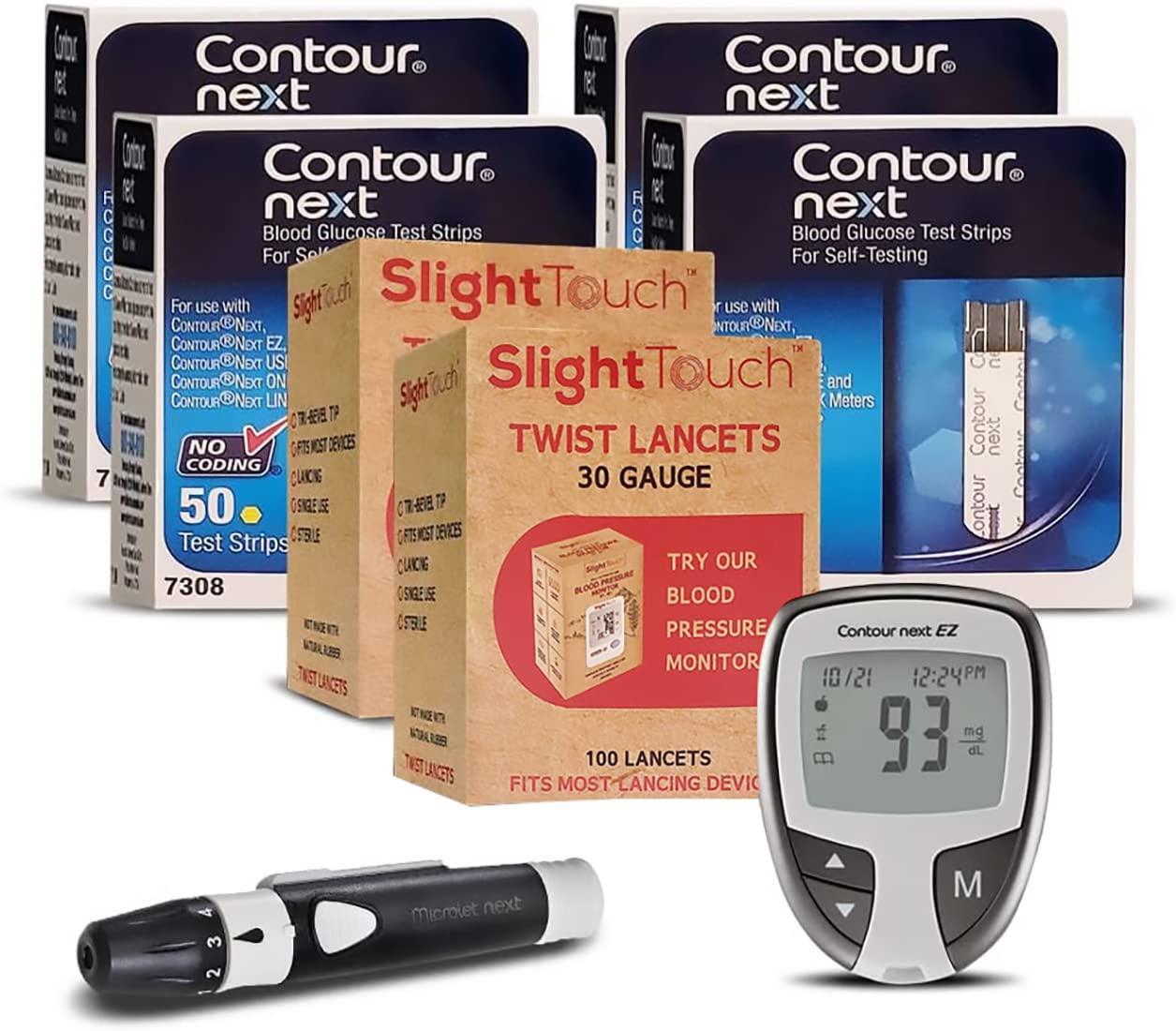 Next-Level-Med Diabetes Testing Kit Includes 200 Strips 200 Lancets 1 ...