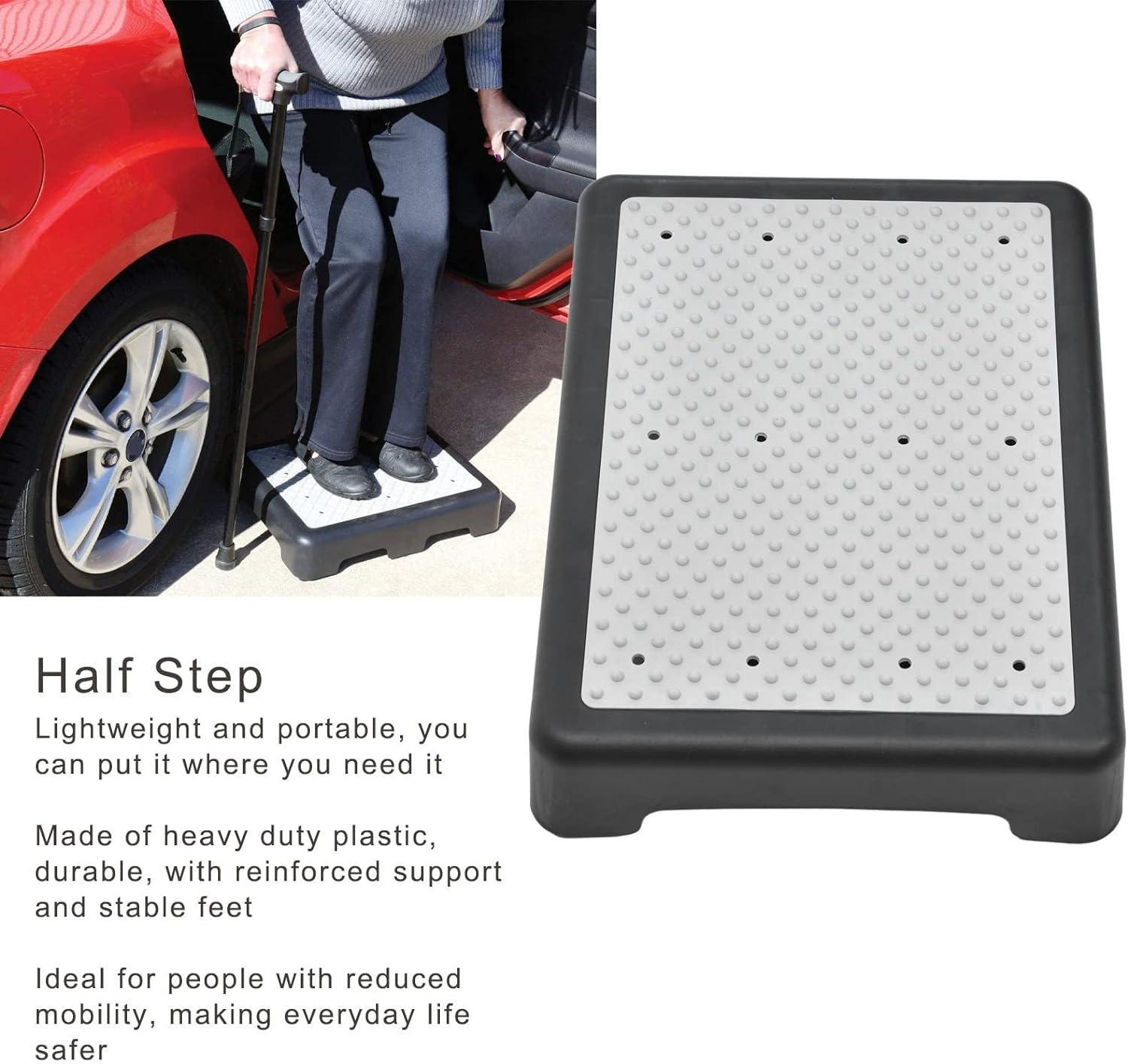 Fishawk Mobility Half-Stool - Non-Slip Stackable Step with 200kg ...