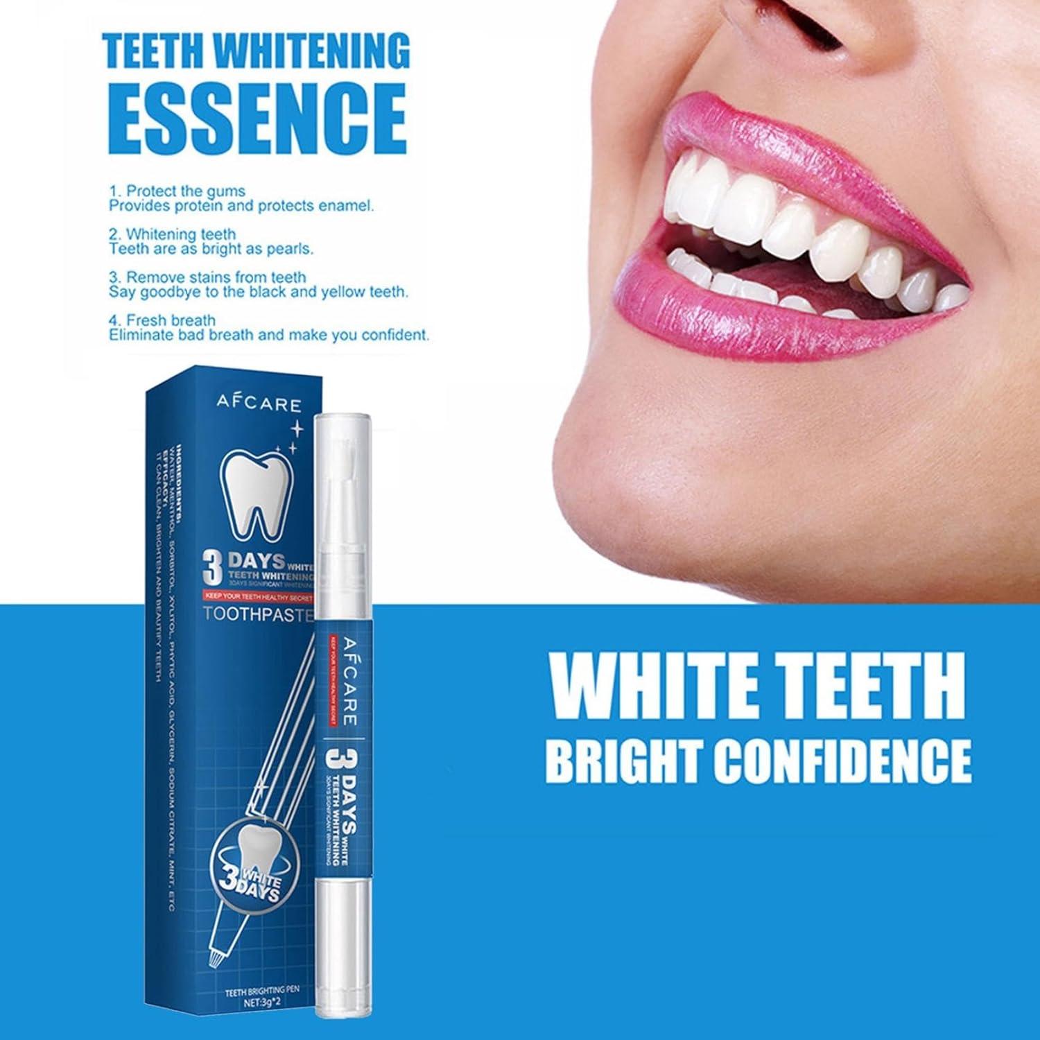 2024 New 3-Day Teeth Whitening Essence Set - Instant Gum Treatment Gel ...
