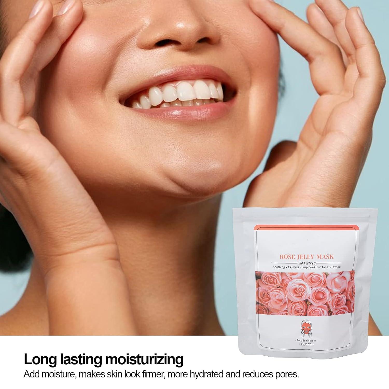 Buy Gelatine Face Mask - 100g Wrinkle Removal & DIY Rose Gele Modeling ...