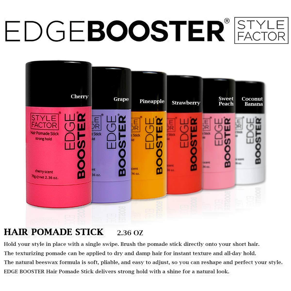 Style Factor Edge Booster Hair Pomade Stick - Strong Hold Sweet Peach 2 ...