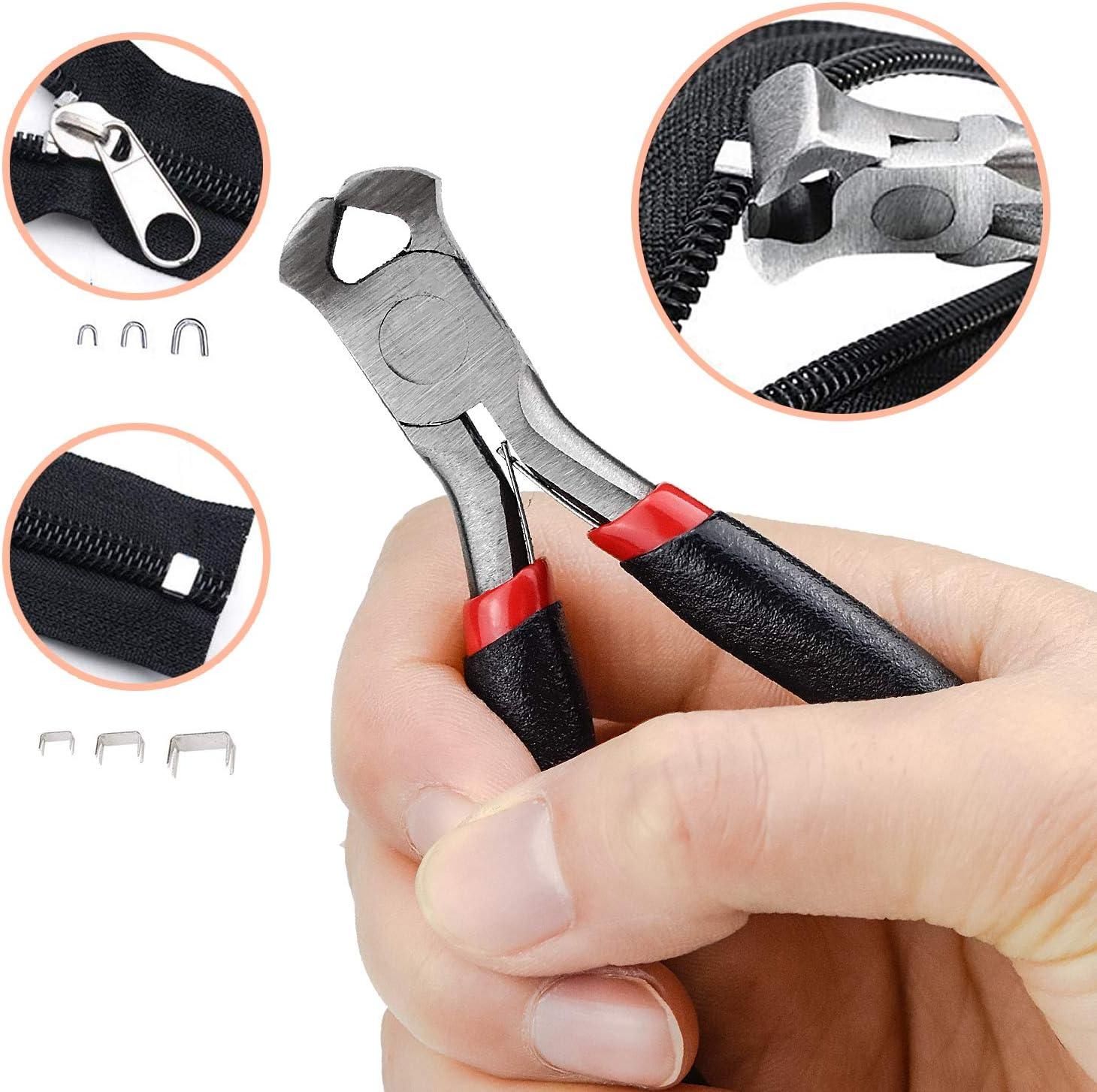 85-Part Zipper Repair Set - Metal Slider & Bracket Replacements for ...