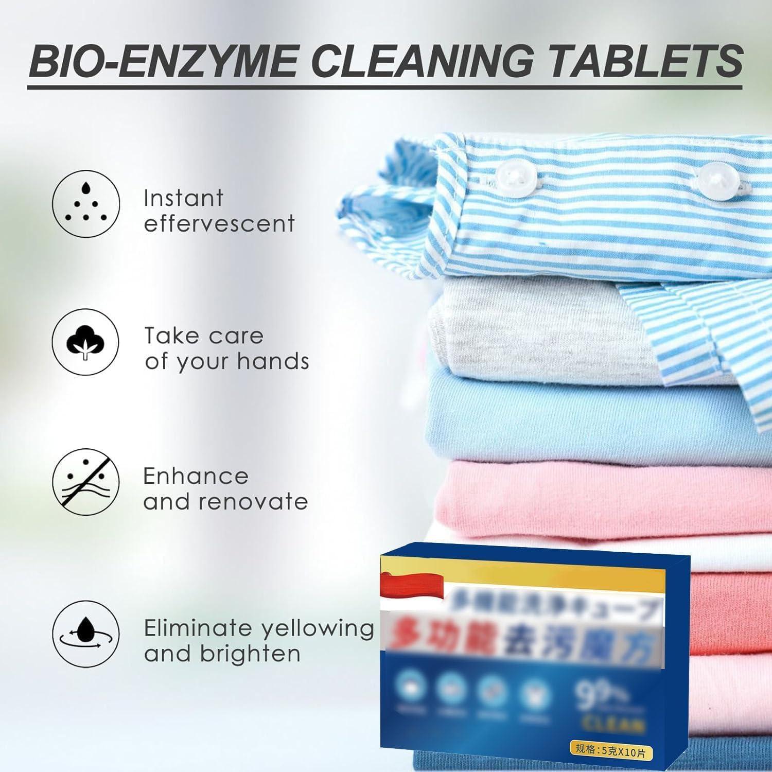 Active Biological Enzyme Washing Multi-Functional Bio-Enzyme Cleaning Tablets Bio-Enzyme ...