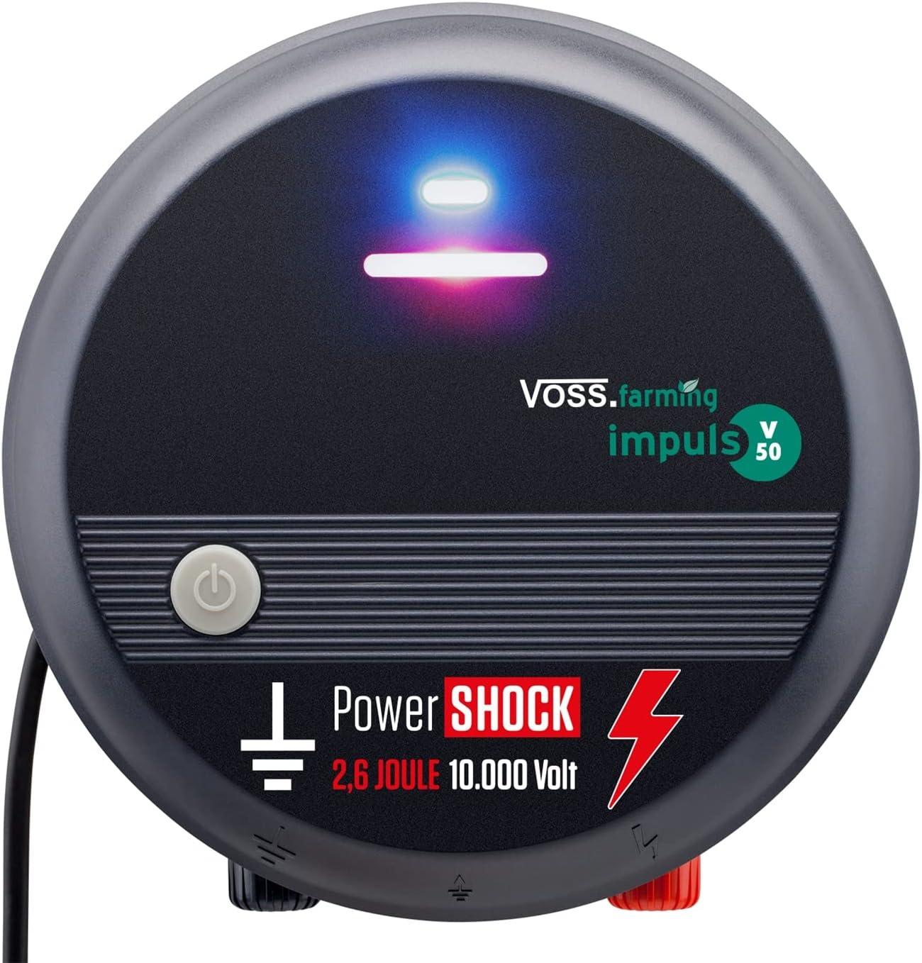 Voss.farming 230V Pasture Fawn Electric Fence - 5.2 Joules 10 000V ...