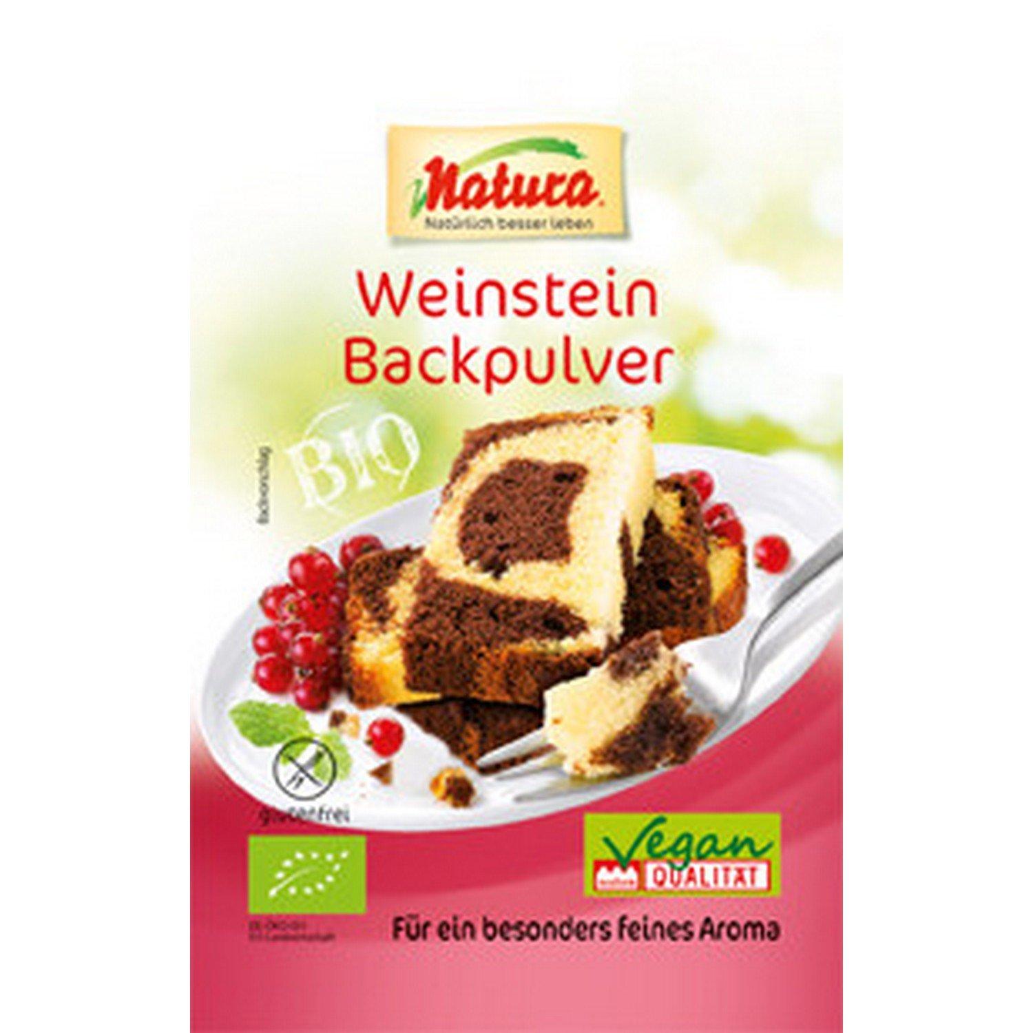 Natura Organic Cream of Tartar Baking Powder 3-Pack (54g) - Premium ...