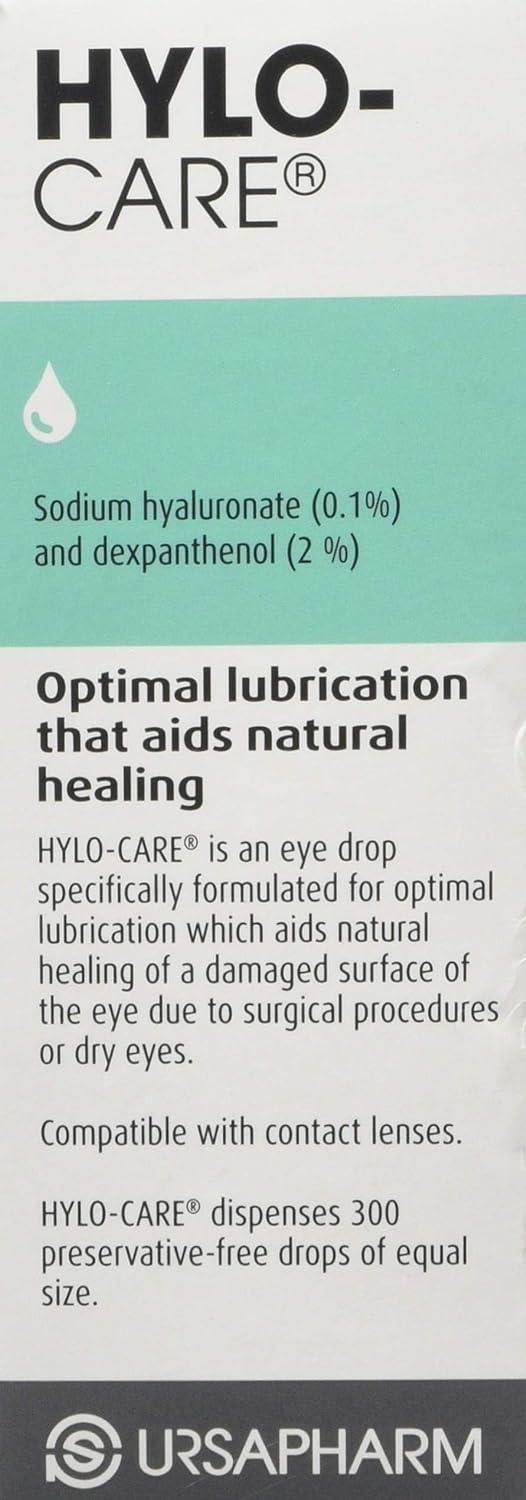 HYLO Care Preservative Free Lubricating Eyedrops 10ml | Sodium ...