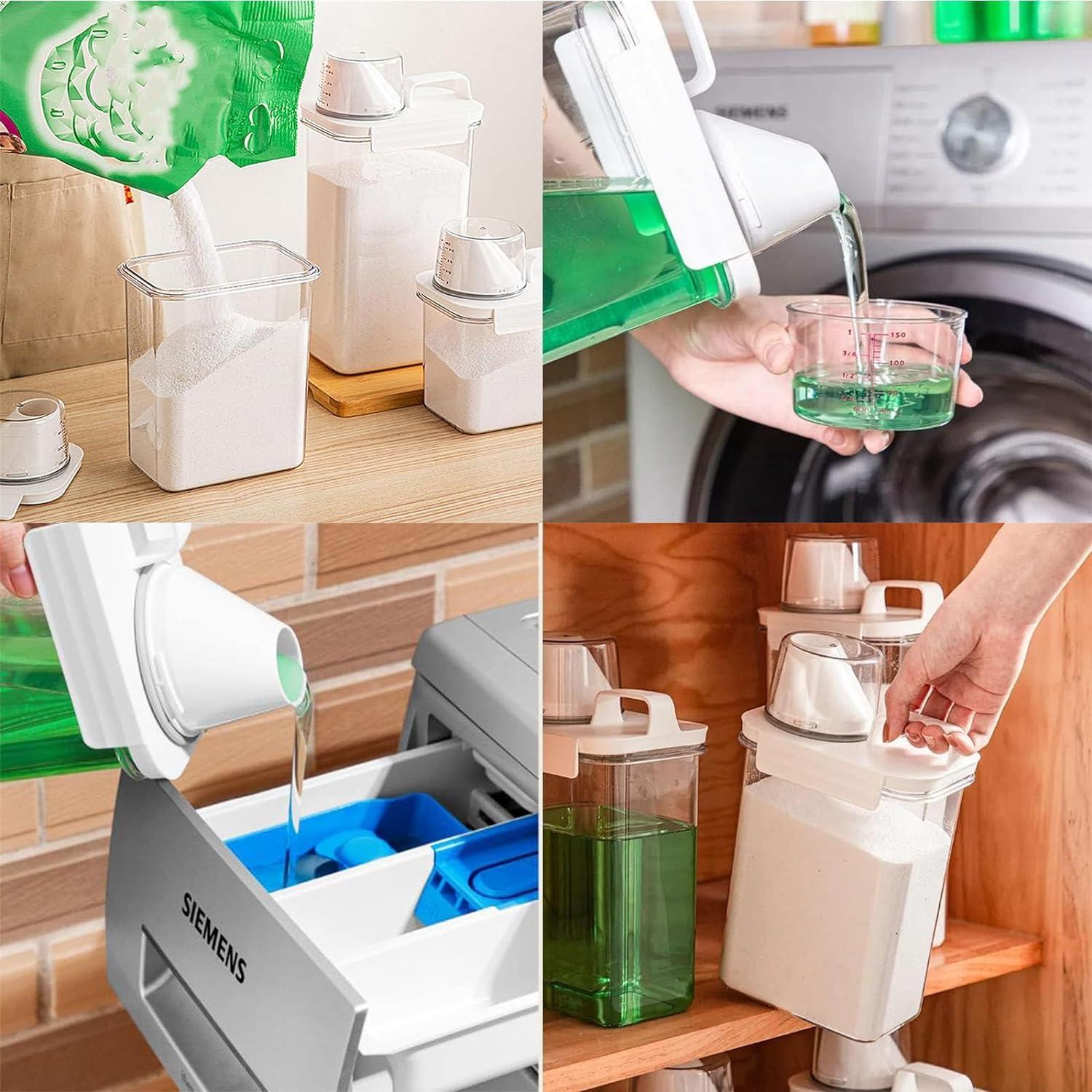 Bbborvox 1PCS Washing Powder Storage Laundry Detergent Storage Laundry ...