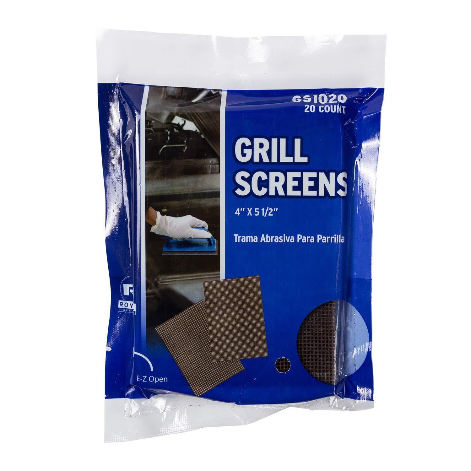 Royal Griddle and Grill Cleaning Screens - Pack of 20 | Effective BBQ ...