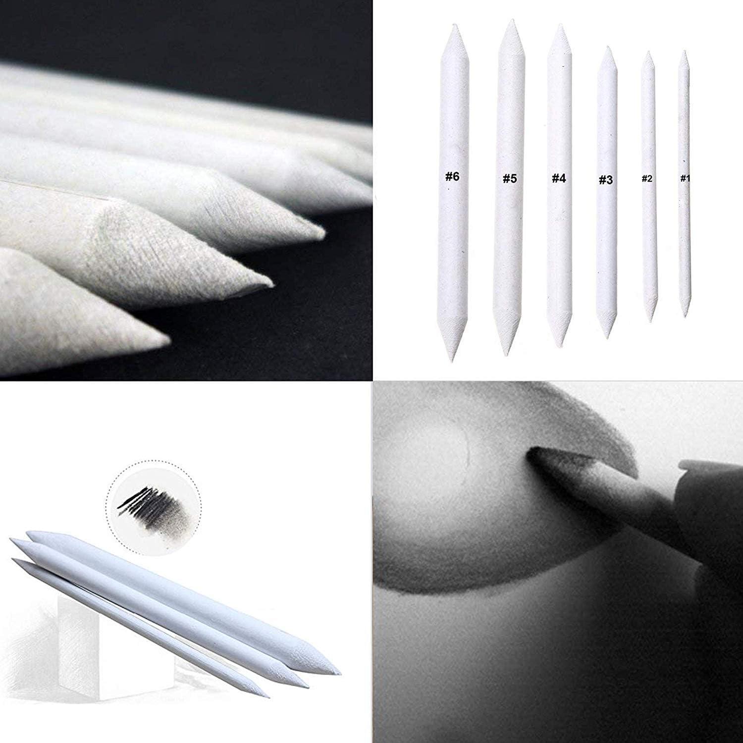 Cettkowns 36-Piece Artist Blending Stump and Tortillion Set for Sketch ...