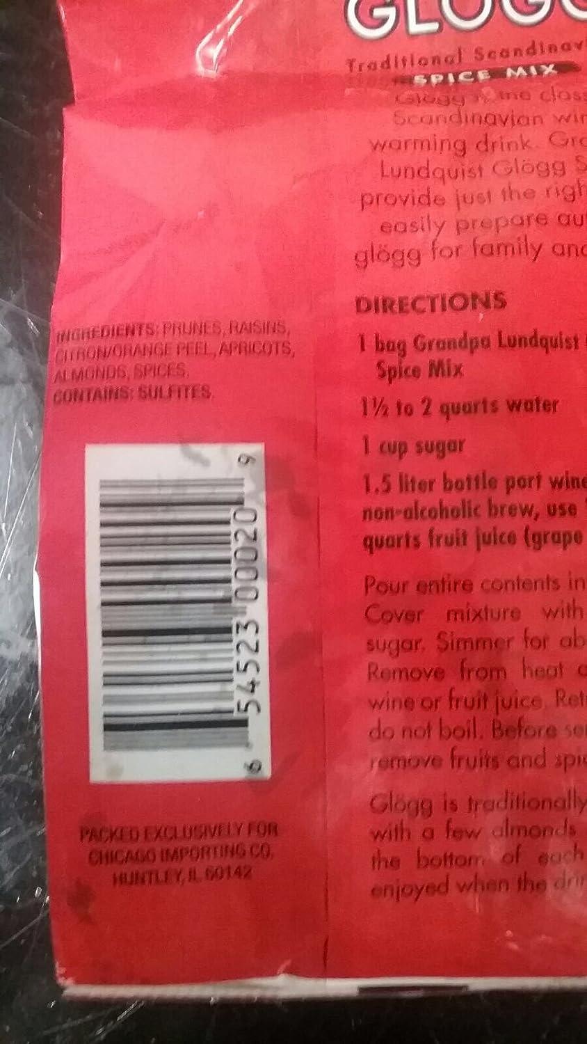 Grandpa Lundquist Glogg Spice Mix Bundle - 2 Bags 9 OZ Each | Buy Now ...