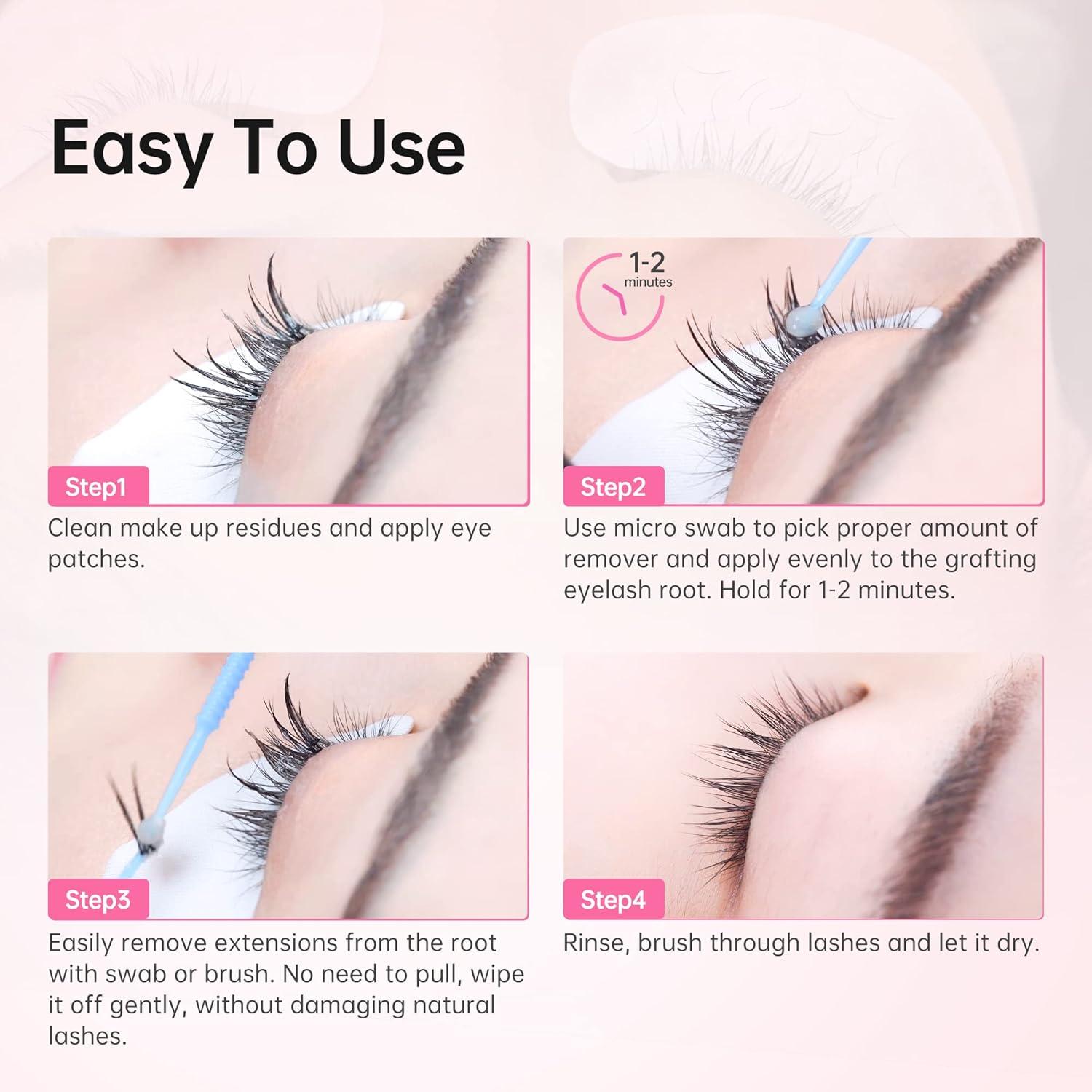 permanent eyelash remover
