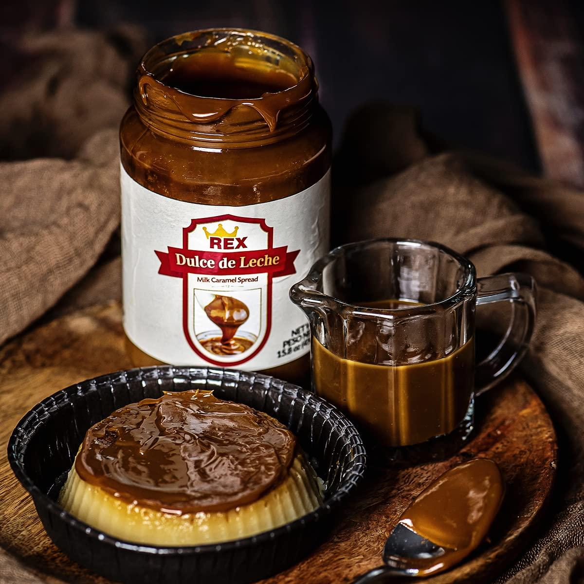 REX Dulce de Leche Milk Caramel Spread from Spain - 15.8 oz (Pack of 2 ...