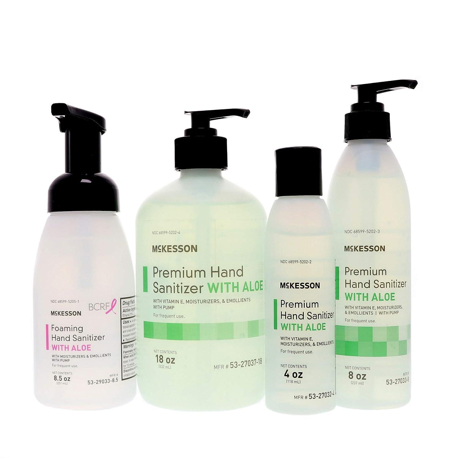 McKesson Premium Hand Sanitizer with Aloe 18 oz - Spring Water Scented ...