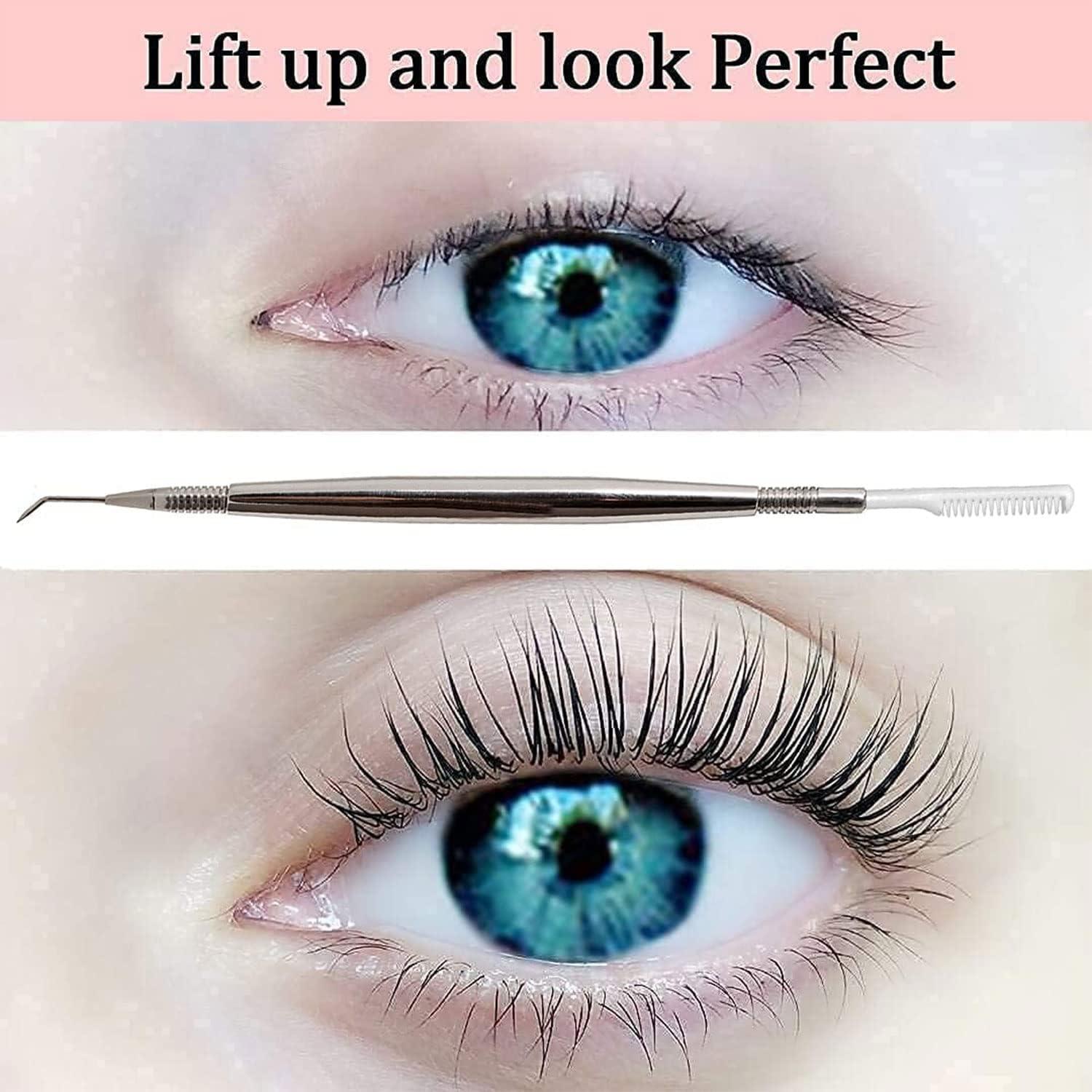 Lash Lift Tool - Stainless Steel Eyelash & Eyebrow Separator Comb Kit ...