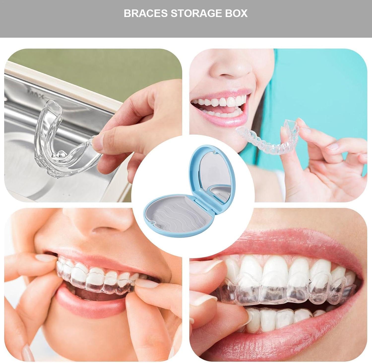 Foway Prosthesis Bathtub Container for Artificial Teeth | Magnetic Locking Case for Women ...