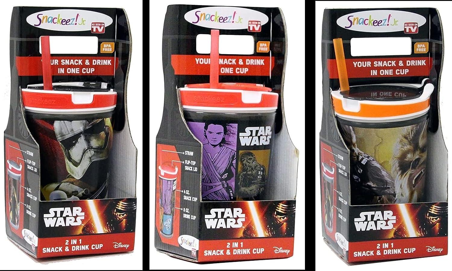 Snackeez Jr 2-In-1 Snack & Drink Cup Combo - Star Wars 7 Movie ...